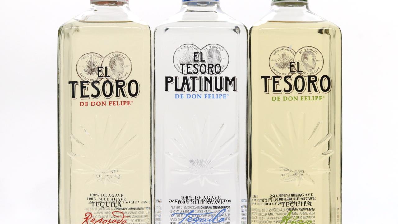 El Tesoro Paradiso de Don Felipe Tequila US - 3 x 75cl Whisky | Whisky ...