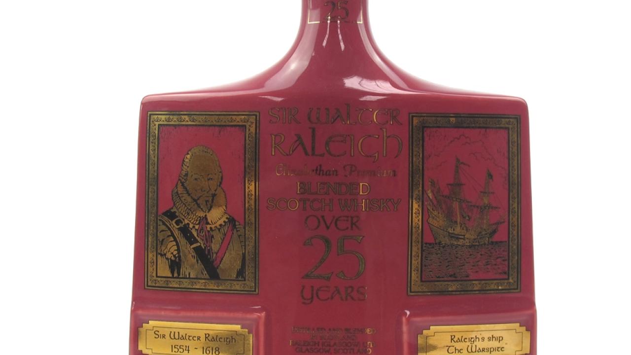 Sir Walter Raleigh 25 Year Old Decanter Whisky | Whisky Auctioneer