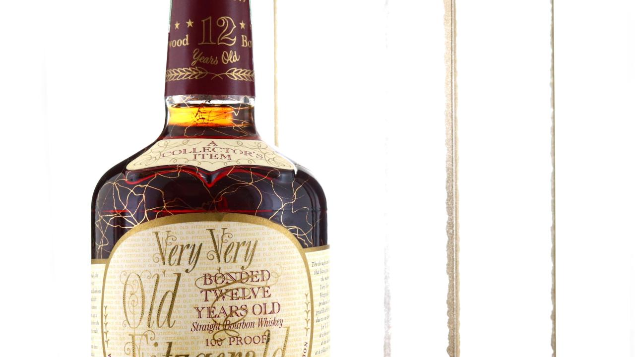 Very Very Old Fitzgerald 1966 Bottled in Bond 12 Year Old 100 Proof ...