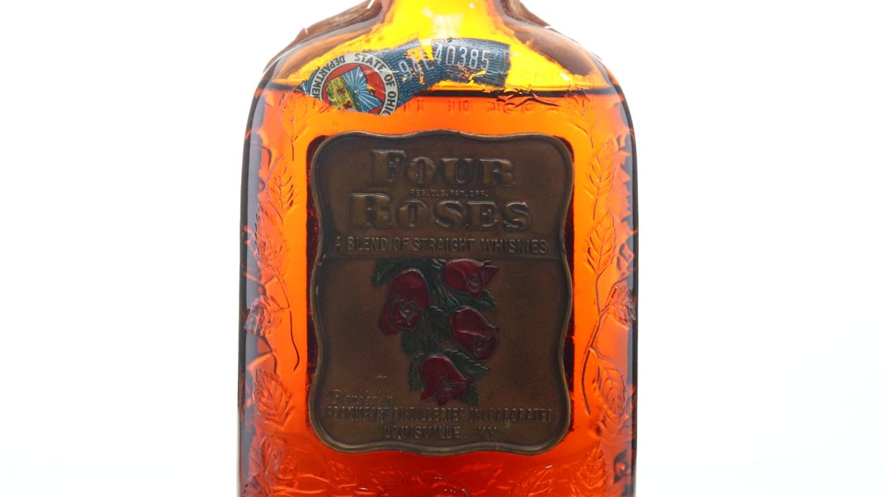 Four Roses Rye Half Pint 1950s Whisky | Whisky Auctioneer
