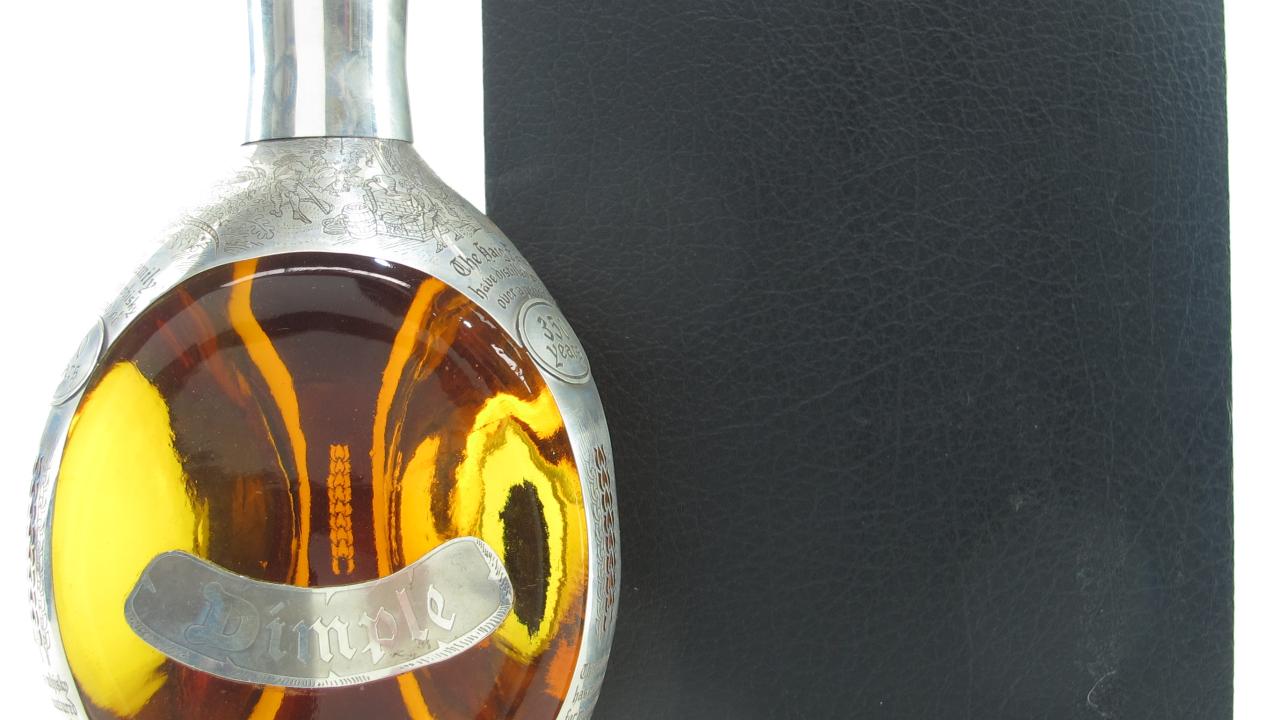 Haig's Dimple 12 Year Old Sterling Silver Decanter / 350th Anniversary ...