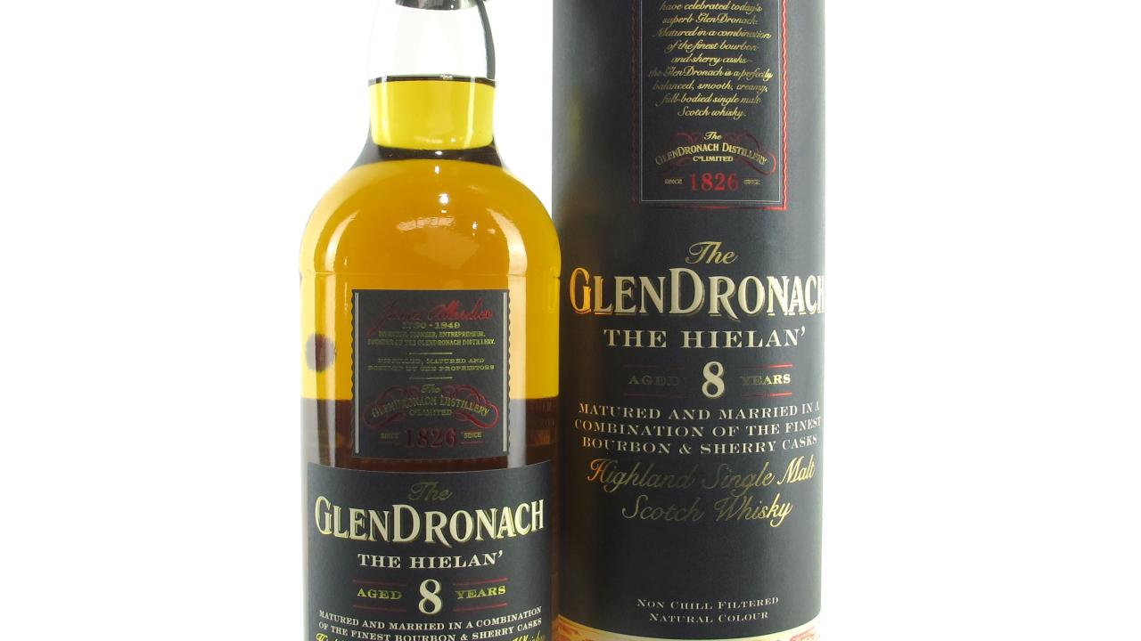 Glendronach 8 Year Old Hielan Whisky | Whisky Auctioneer