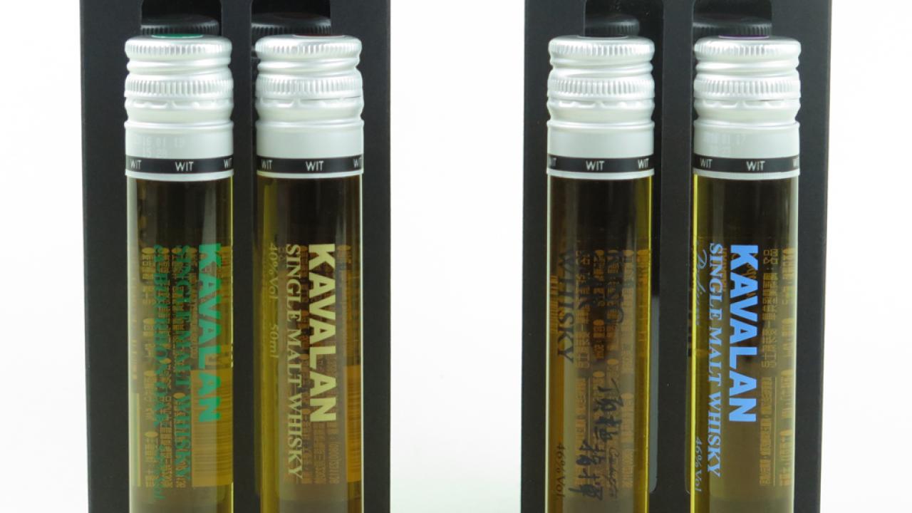 Kavalan Test Tube Gift Pack 4 x 5cl Whisky | Whisky Auctioneer