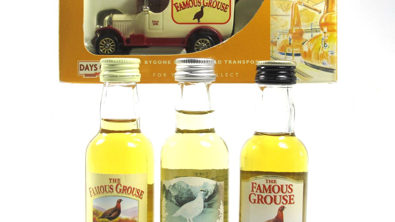 Famous Grouse Miniature 3 x 5cl / with Days Gone Van Whisky | Whisky ...