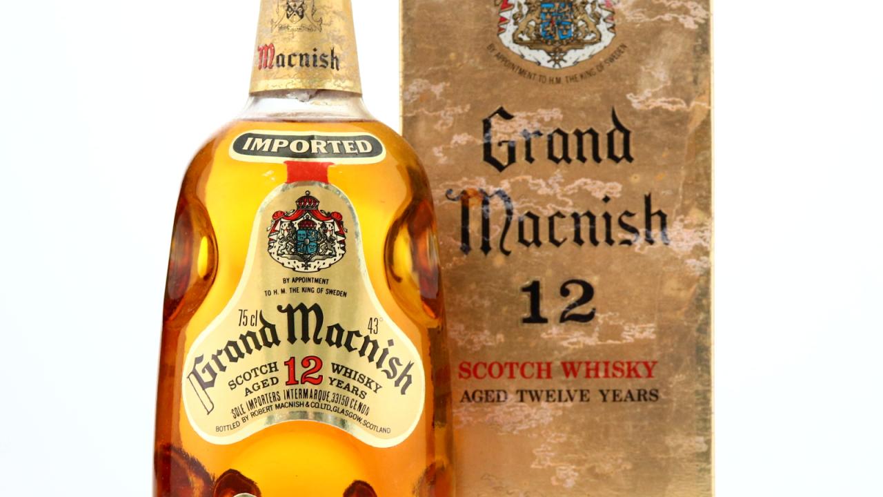 Grand Macnish 12 Year Old Whisky | Whisky Auctioneer
