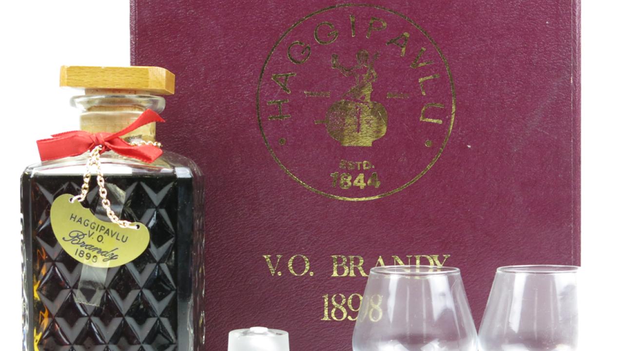 Haggipavlu 1898 V.O. Brandy Whisky | Whisky Auctioneer