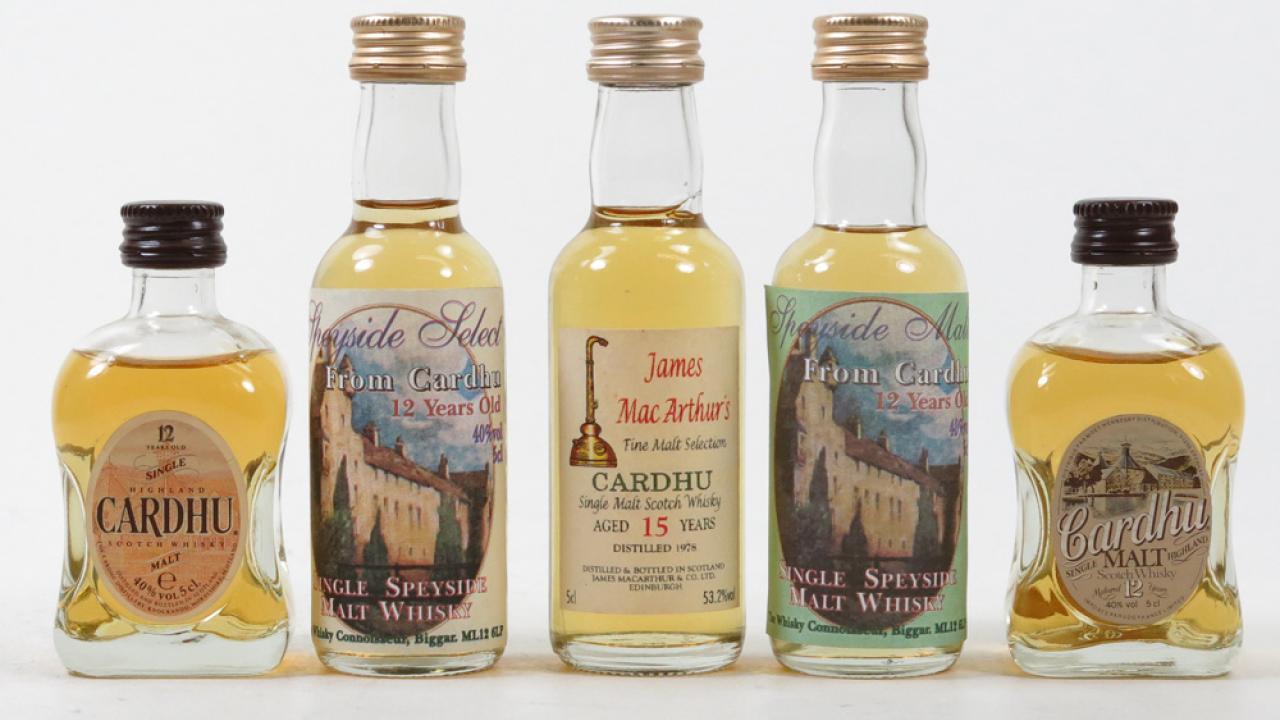 Cardhu Miniature Collection 5 x Whisky | Whisky Auctioneer