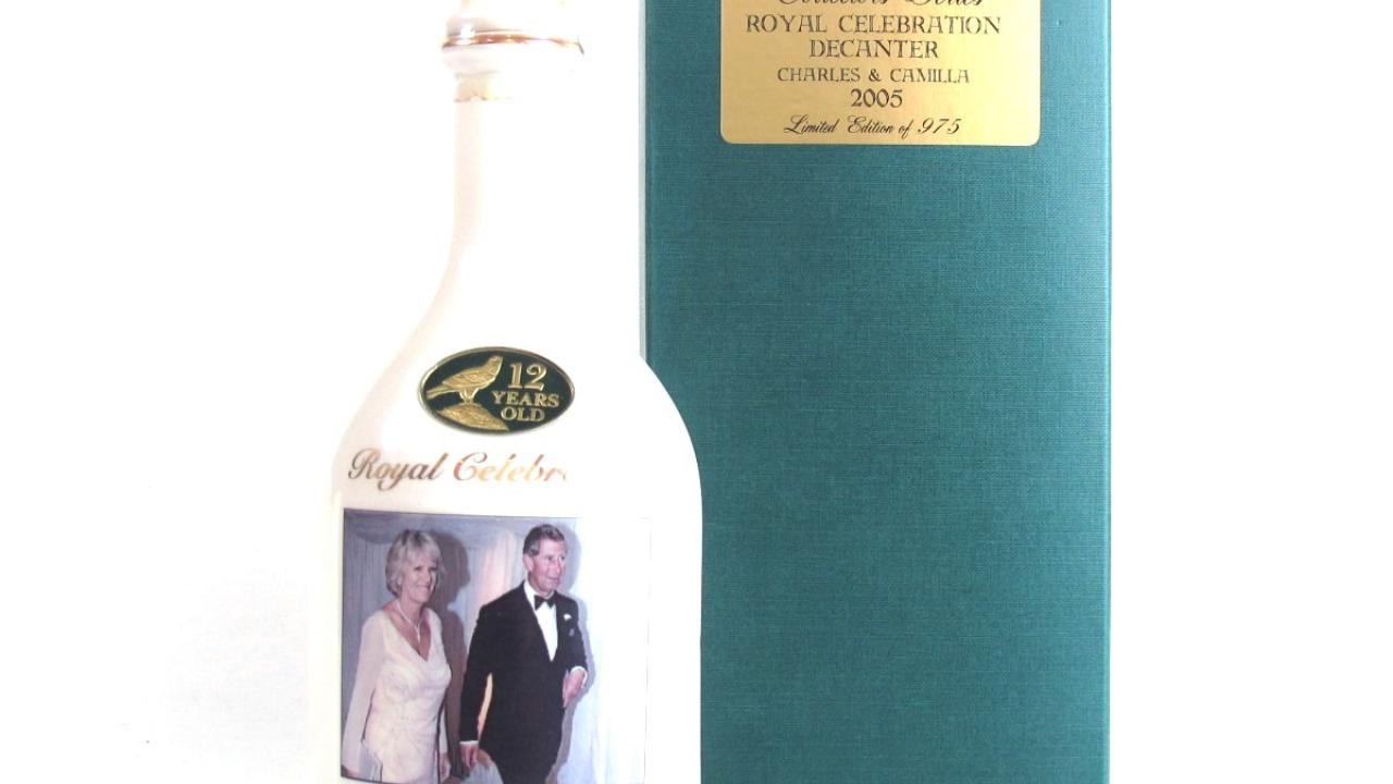 Pointer's Royal Celebration Decanter / Charles and Camilla Whisky ...