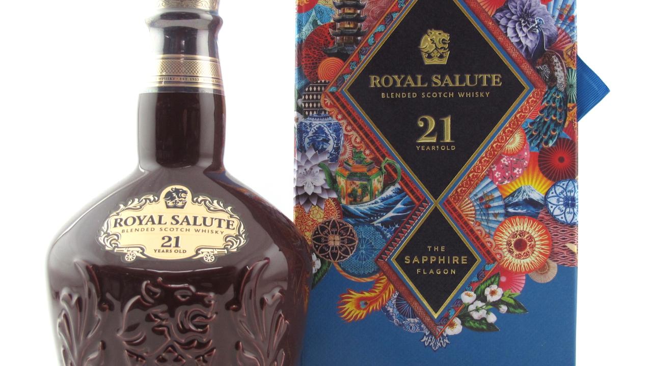 Chivas Royal Salute 21 Year Old Special Edition / Ruby Flagon Whisky ...