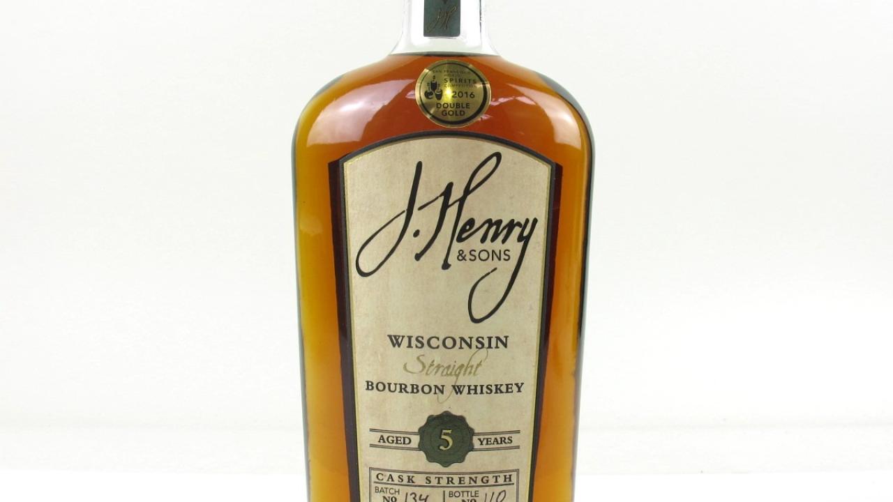 J.Henry and Sons 5 Year Old Wisconsin Straight Bourbon Whiskey Whisky ...
