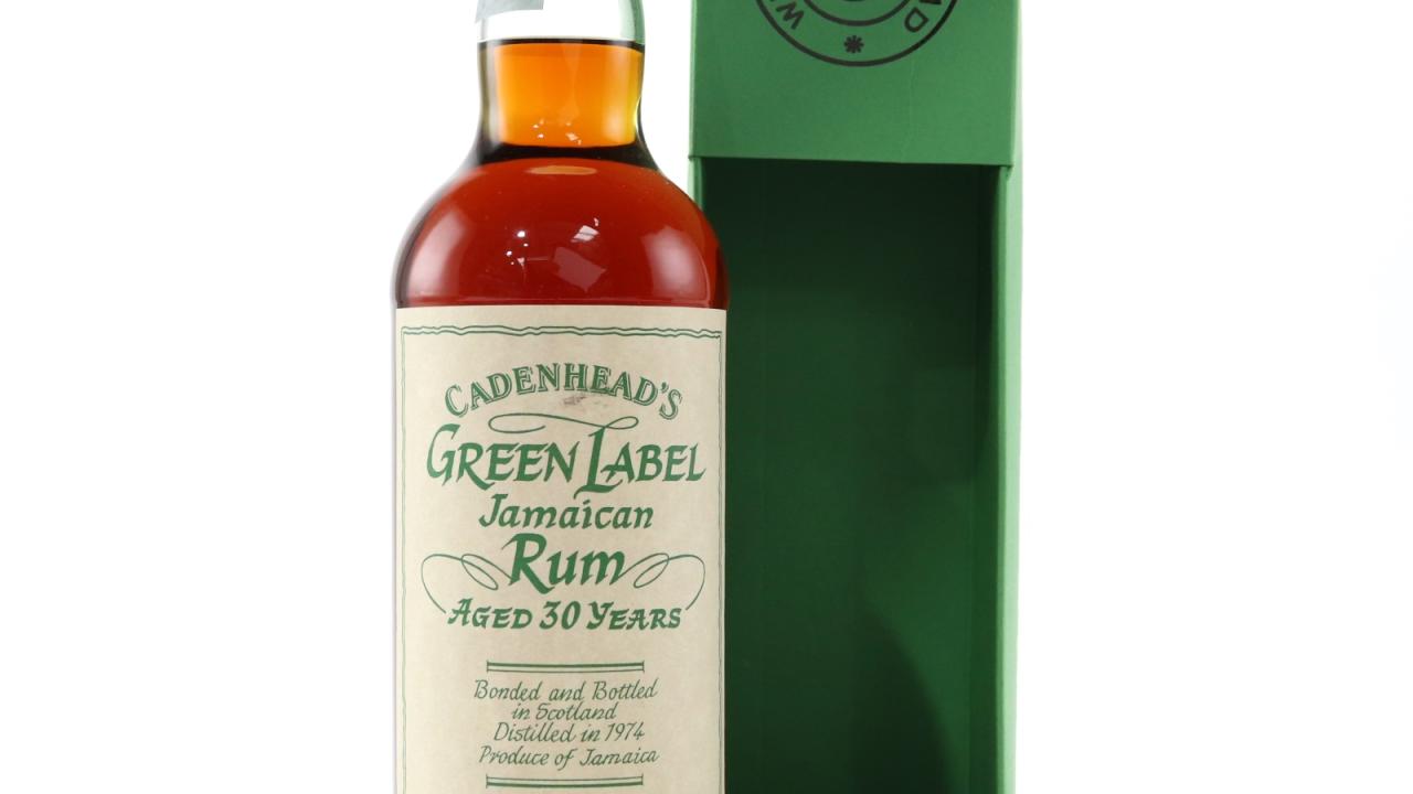 Cadenhead's 1974 30 Year Old Green Label Jamaican Rum Whisky | Whisky ...