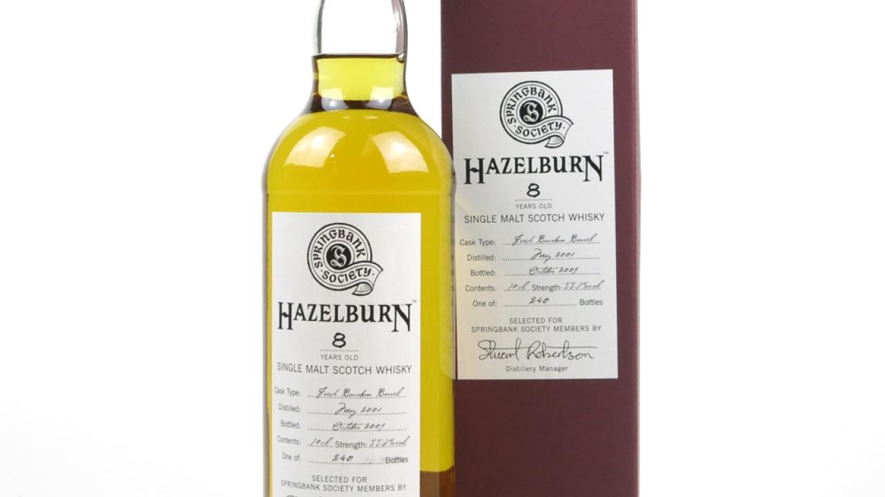 Hazelburn 2001 Bourbon Barrel 8 Year Old Whisky | Whisky Auctioneer