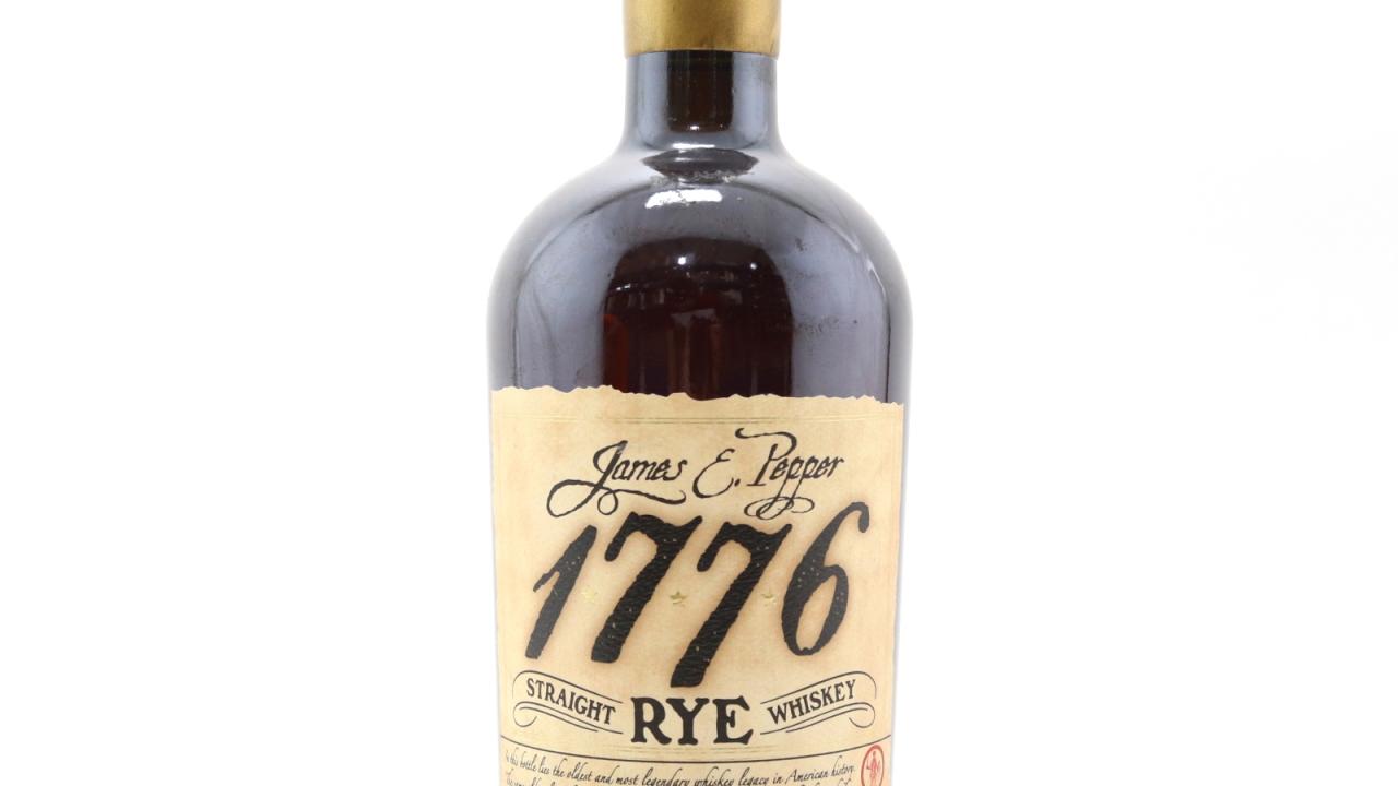 James E Pepper '1776' 15 Year Old Straight Rye Whisky | Whisky Auctioneer