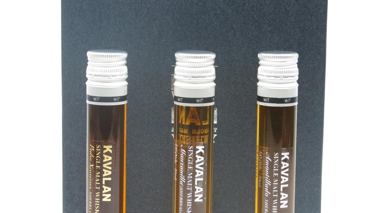 Kavalan Test Tube Gift Pack 3 x 5cl Whisky | Whisky Auctioneer