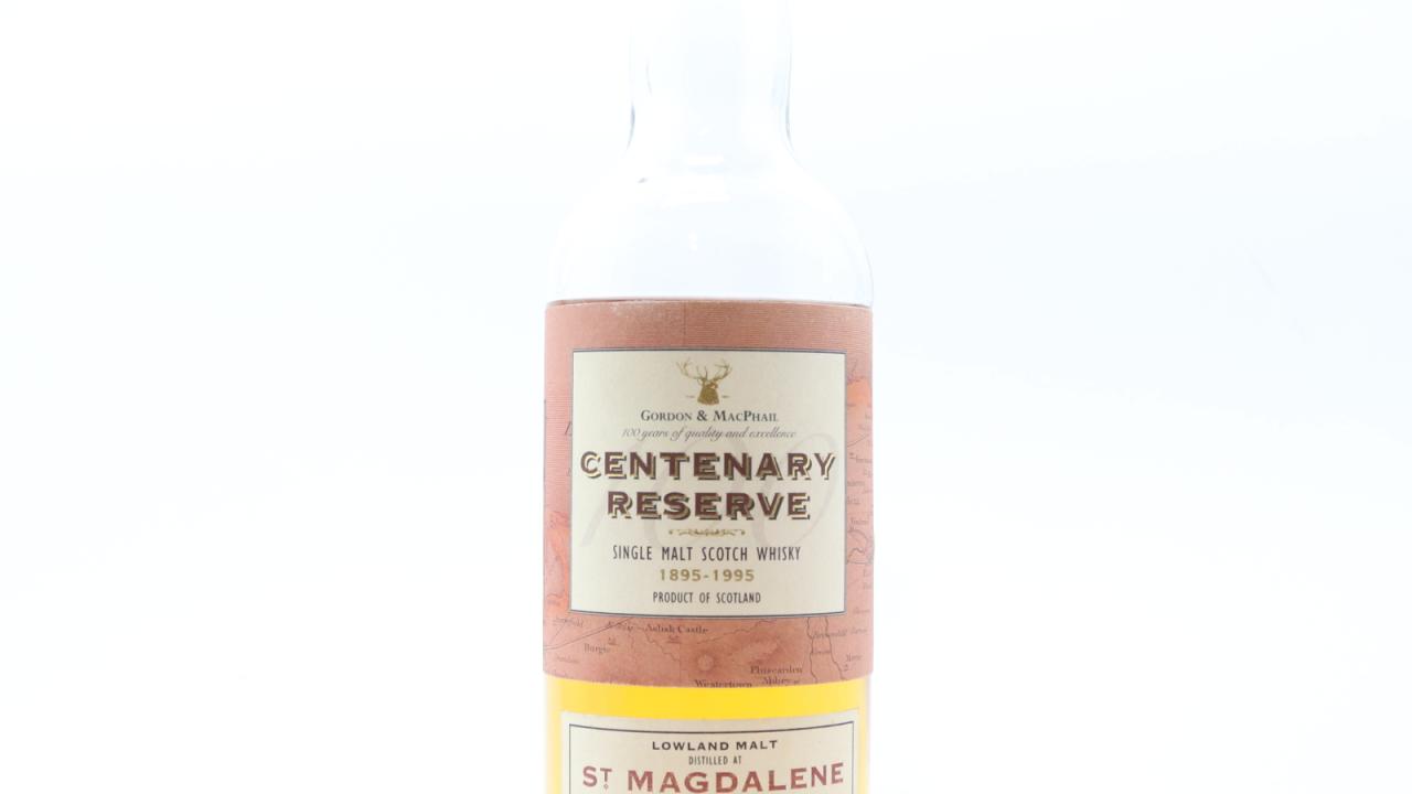 St. Magdalene 1980 Centenary Reserve Whisky | Whisky Auctioneer