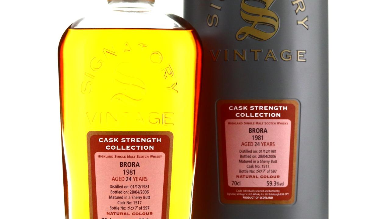 Brora 1981 Cask Strength Collection 24 Year Old Whisky | Whisky Auctioneer