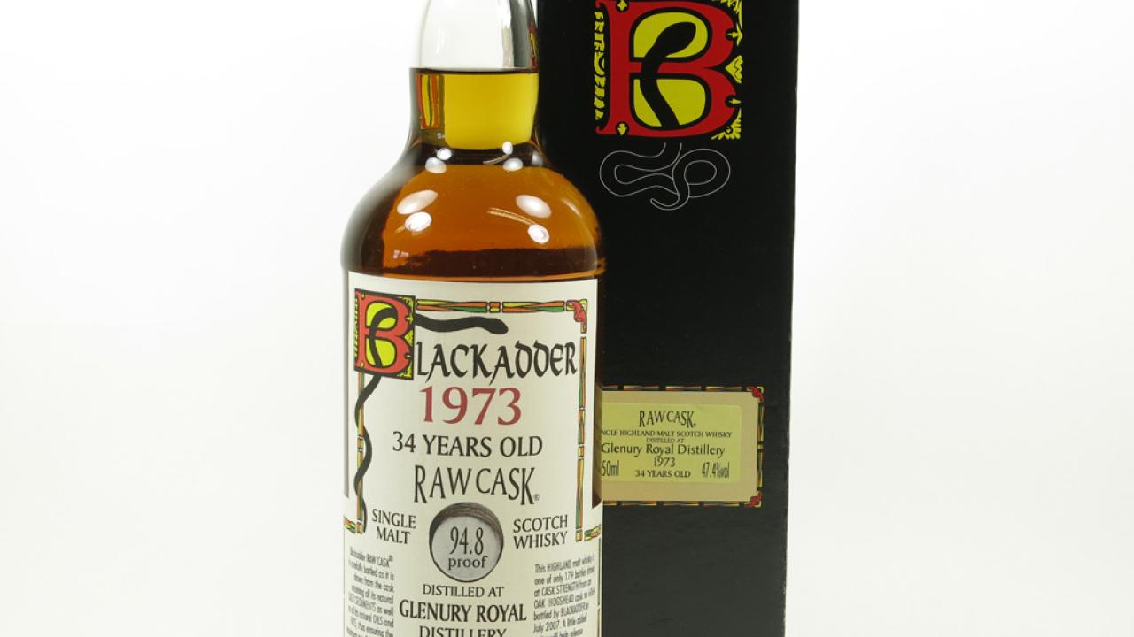 Glenury Royal 1973 Blackadder 34 Year Old Whisky | Whisky Auctioneer