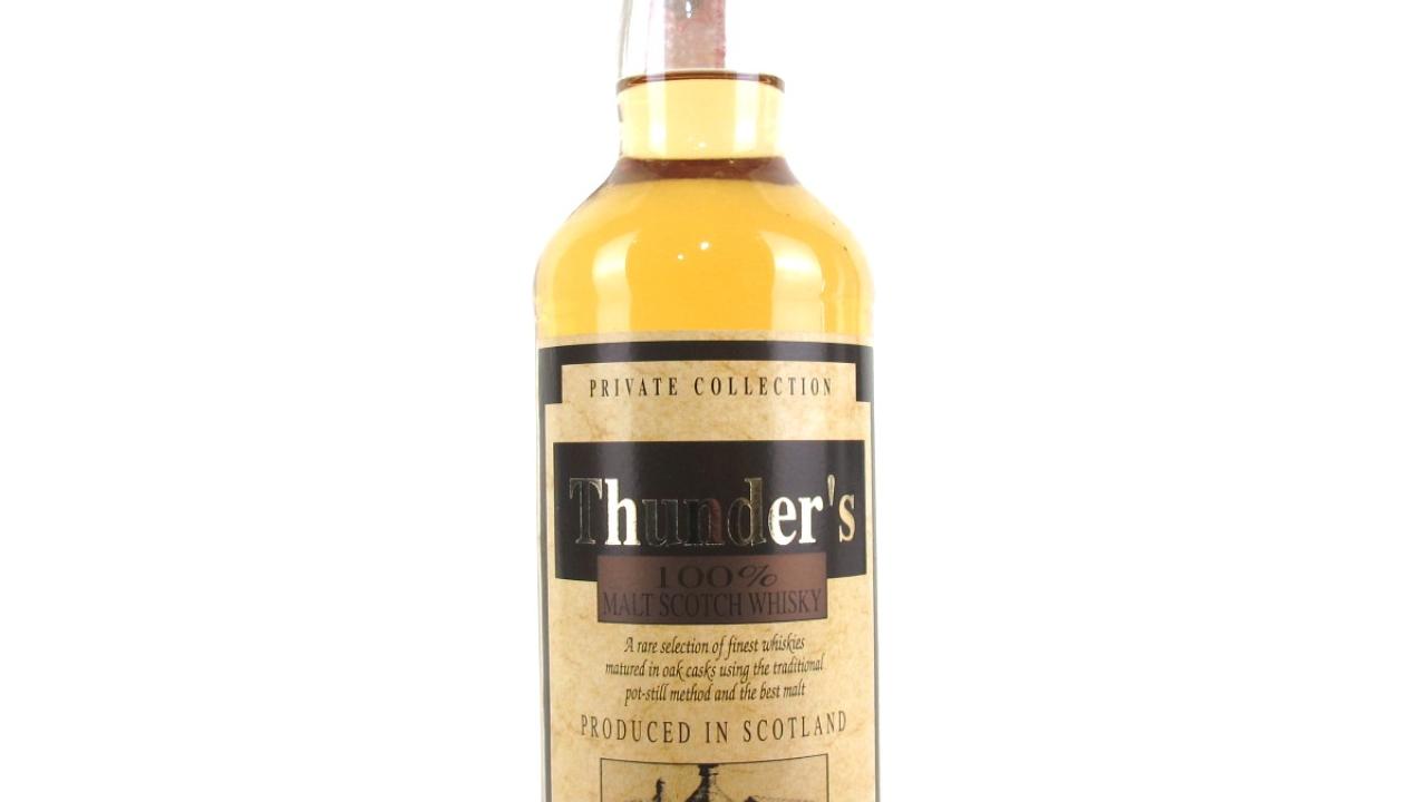 Thunder's 100% Malt Scotch Whisky | Whisky Auctioneer
