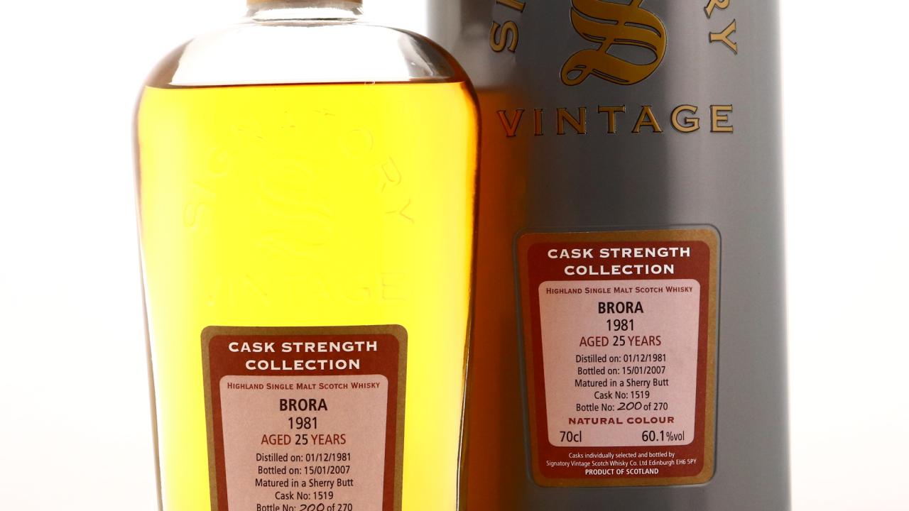 Brora 1981 Cask Strength Collection 25 Year Old Whisky | Whisky Auctioneer