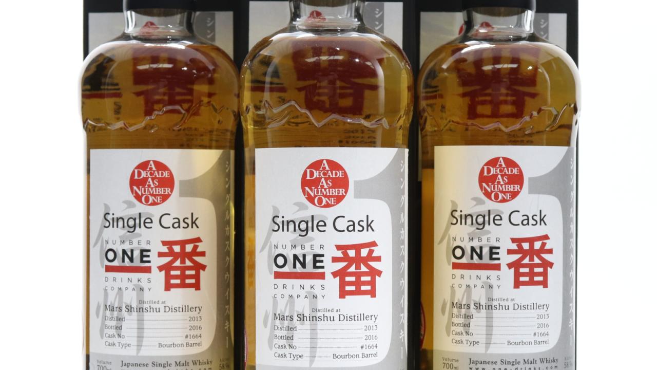 Shinshu 2013 Ichiro's Malt Cask #1664 - A Decade as Number One Whisky ...