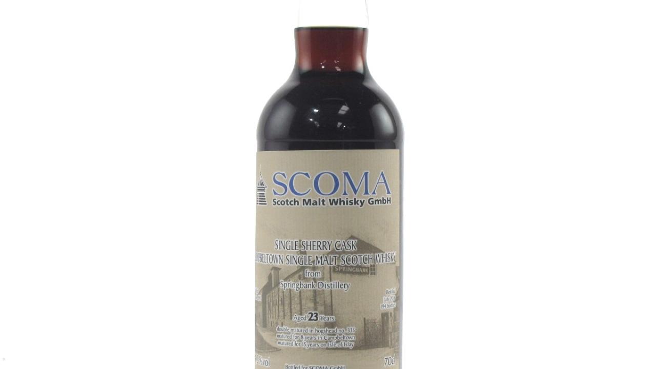 Springbank 1993 Single Cask 23 Year Old - SCOMA GmbH Whisky | Whisky ...