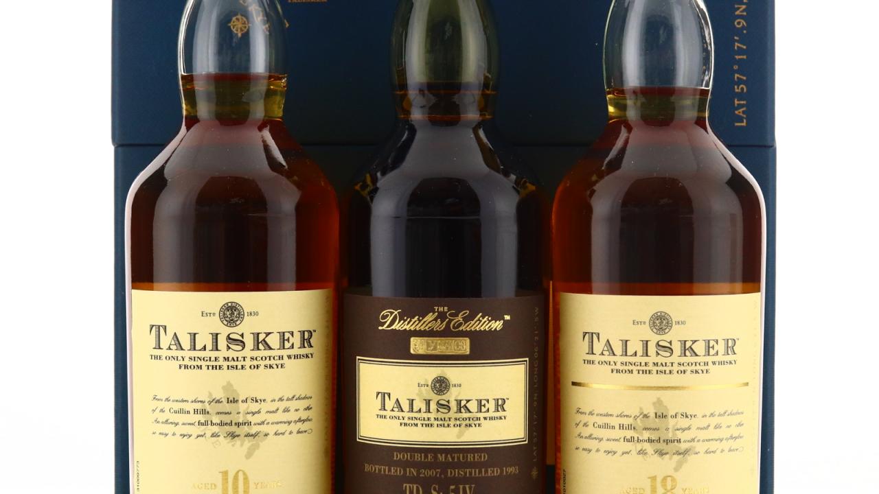 Talisker Gift Pack - includes 1993 Distiller's Edition Whisky | Whisky ...