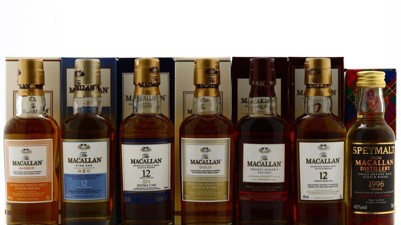 Macallan Miniature Selection x 7 Whisky | Whisky Auctioneer