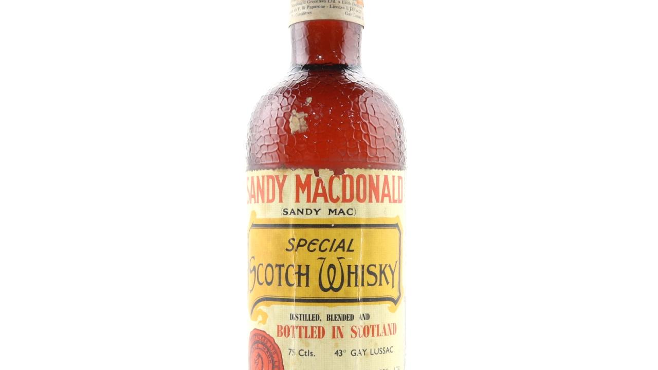Sandy MacDonald Special Scotch Whisky 1950s Whisky | Whisky Auctioneer