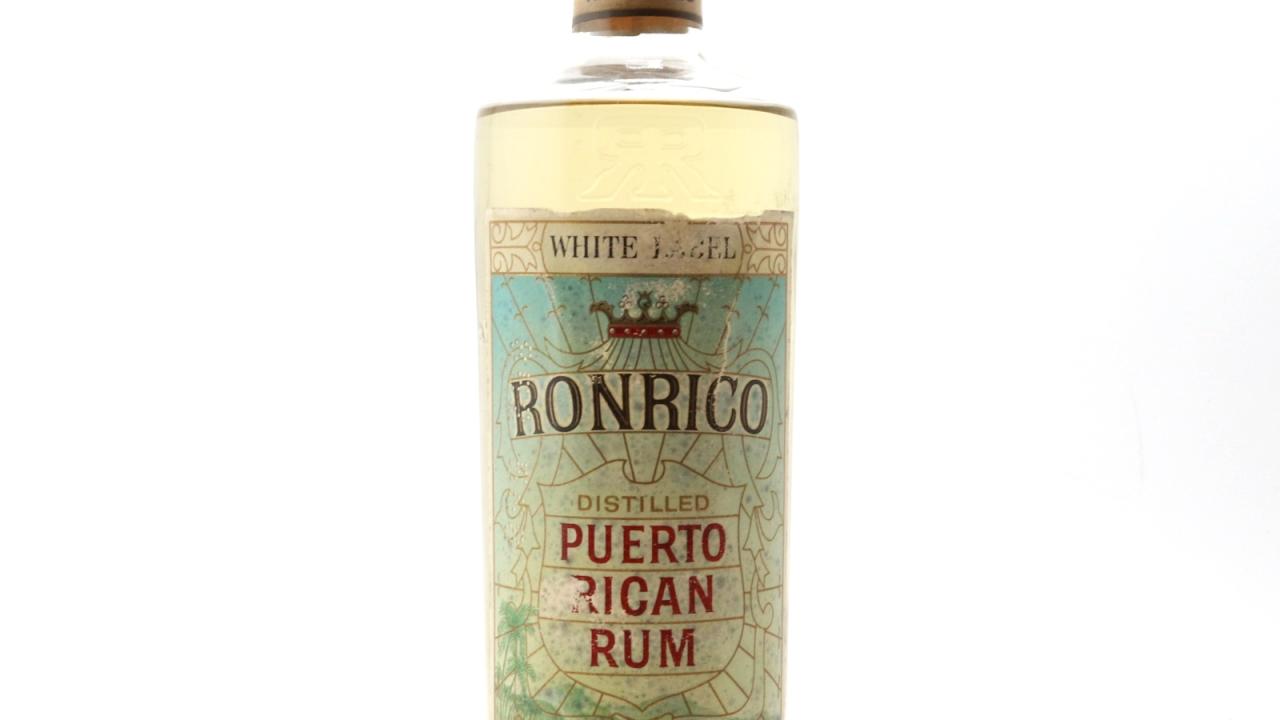 Ronrico White Label Puerto Rican Rum 1960s Whisky | Whisky Auctioneer