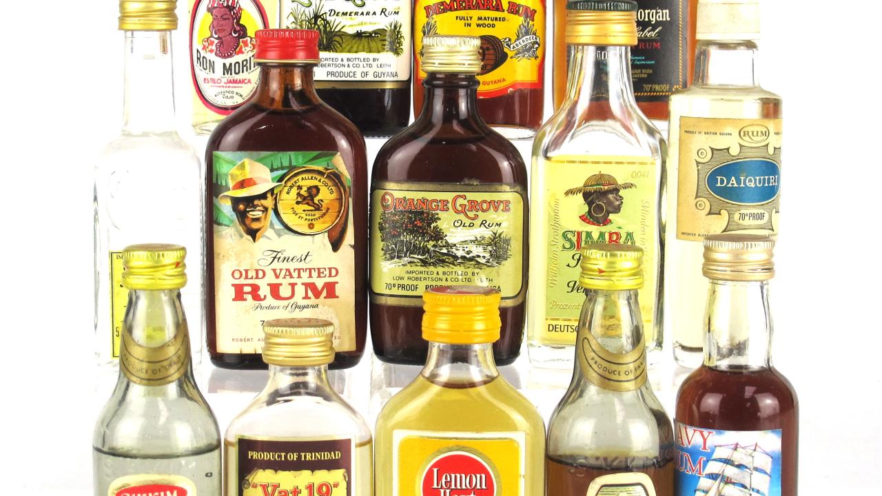 Rum Selection 15 x Miniature Whisky | Whisky Auctioneer