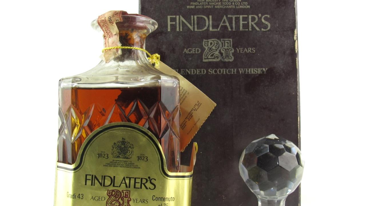 Findlater's 21 Year Old Decanter Whisky | Whisky Auctioneer