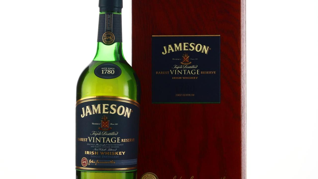 Jameson Rarest Vintage Reserve 2007 Edition Whisky | Whisky Auctioneer