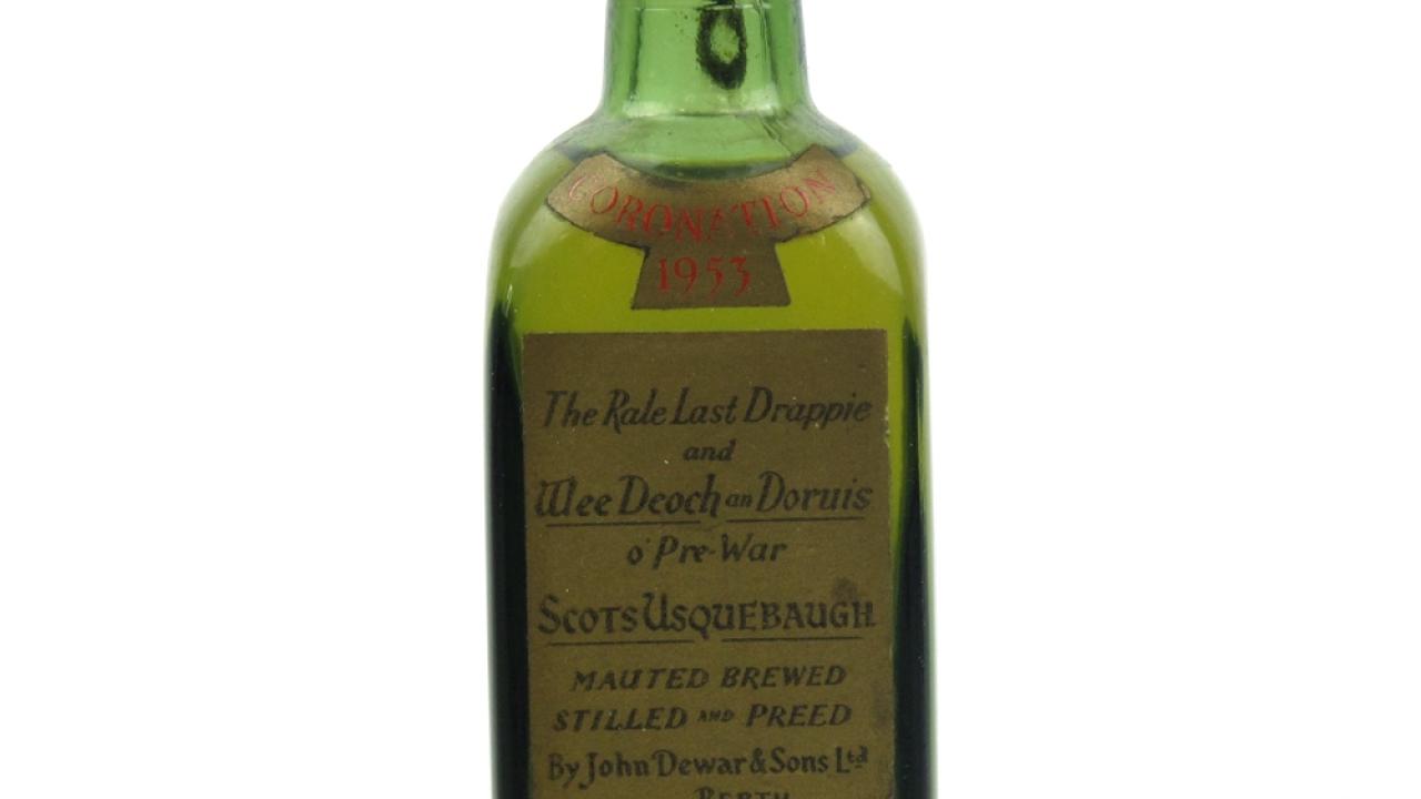 Dewar's Elizabeth II Coronation 1953 Miniature Whisky | Whisky Auctioneer