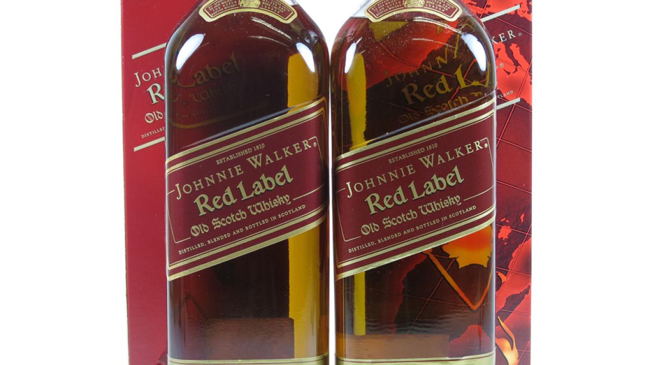Johnnie Walker Red Label 2 x 1 Litre Whisky | Whisky Auctioneer