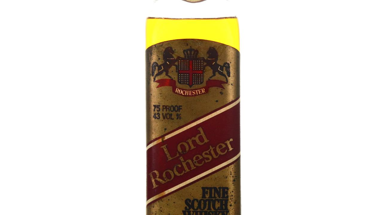 Lord Rochester 12 Year Old Fine Scotch Whisky 1970s Whisky | Whisky ...