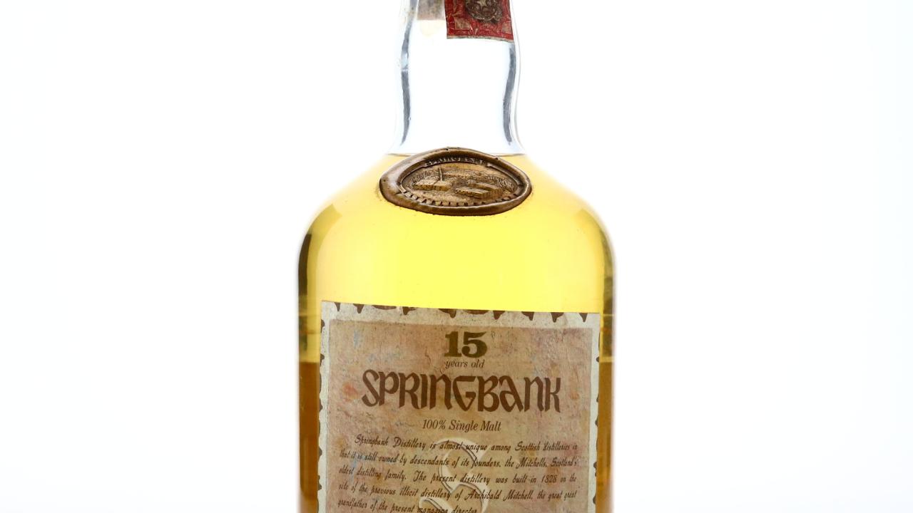 Springbank 15 Year Old J. Archibald Mitchell 75cl Whisky | Whisky ...