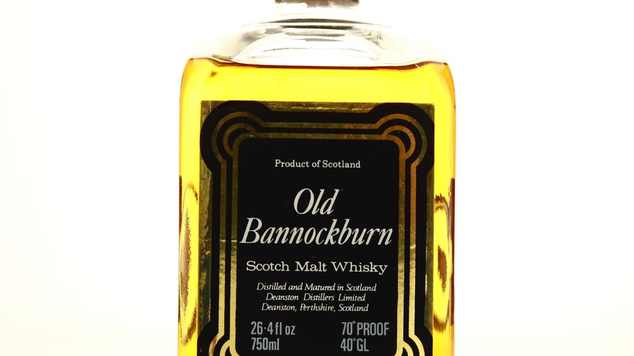 Old Bannockburn Blended Malt 1970s / Deanston Whisky | Whisky Auctioneer