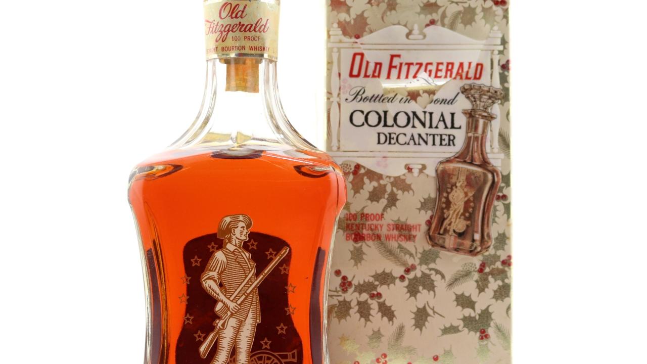 Old Fitzgerald 6 Year Old Bottled in Bond Colonial Decanter Whisky ...