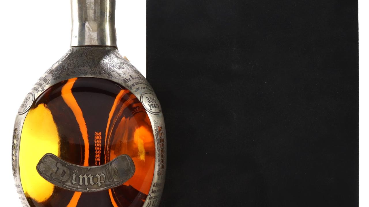 Haig's Dimple 12 Year Old Royal Pewter Decanter / 350th Anniversary ...