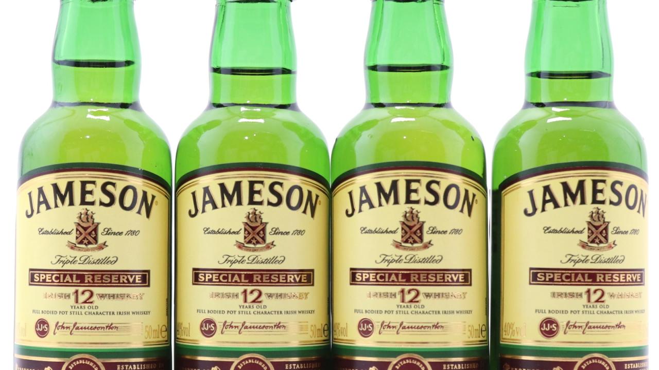 Jameson 12 Year Old Special Reserve Miniature Whisky | Whisky Auctioneer