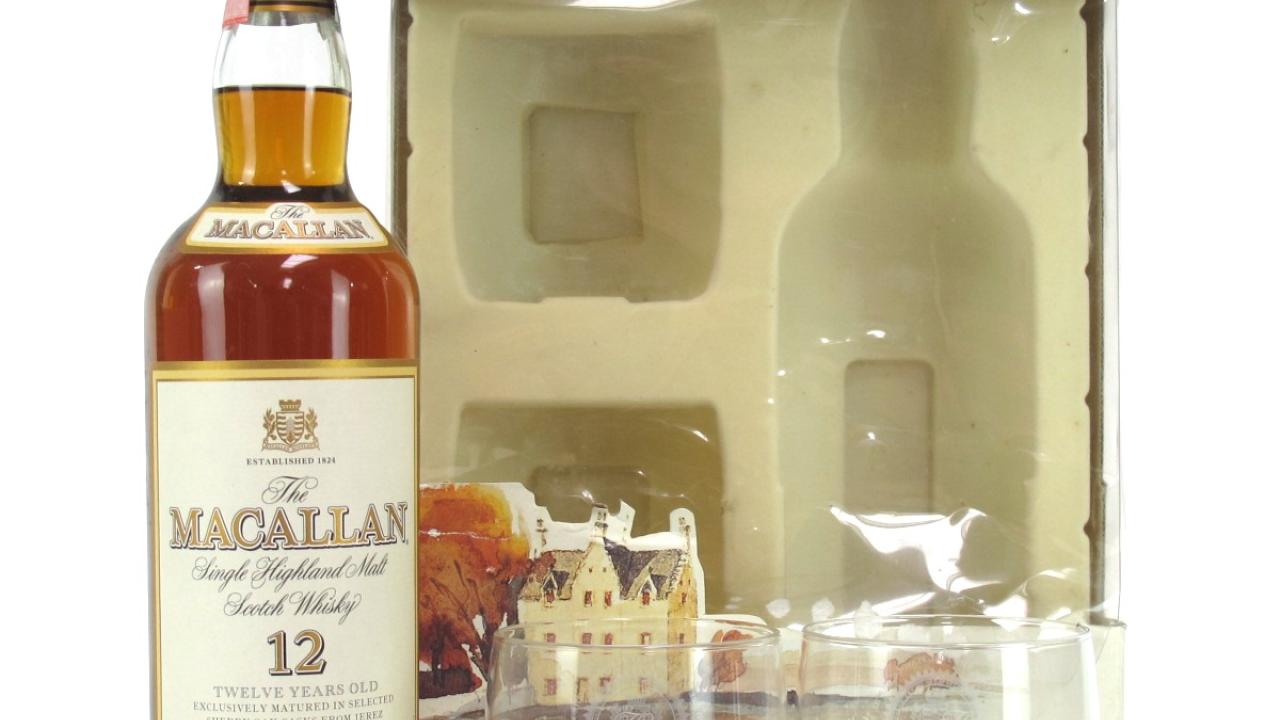 Macallan 12 Year Old - Glasses Gift Pack Whisky | Whisky Auctioneer