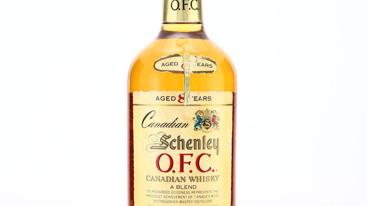 Schenley O.F.C. 1973 8 Year Old Canadian Whisky 1 Litre Whisky | Whisky ...