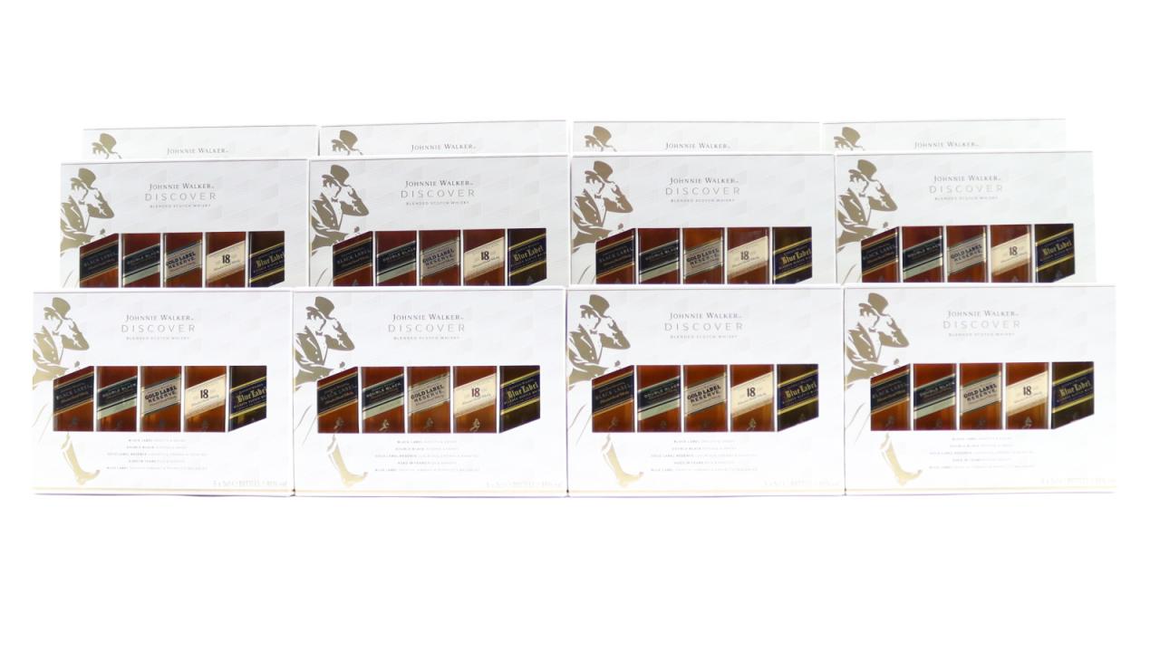 Johnnie Walker Discovery Miniature Gift Sets - Case Whisky | Whisky ...