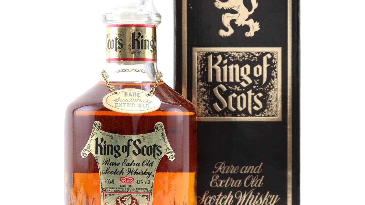King of Scots Rare Extra Old Decanter Whisky | Whisky Auctioneer