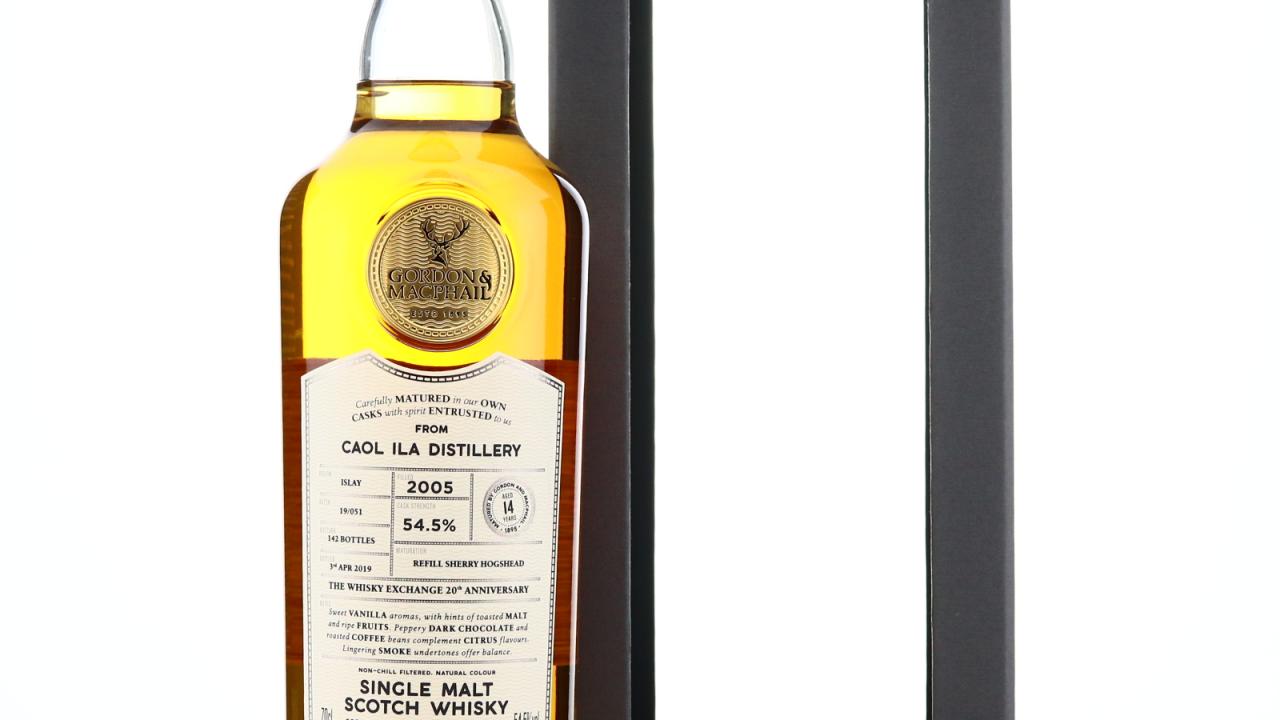 Caol Ila 2005 Gordon and MacPhail 14 Year Old Batch #19/051 Whisky ...