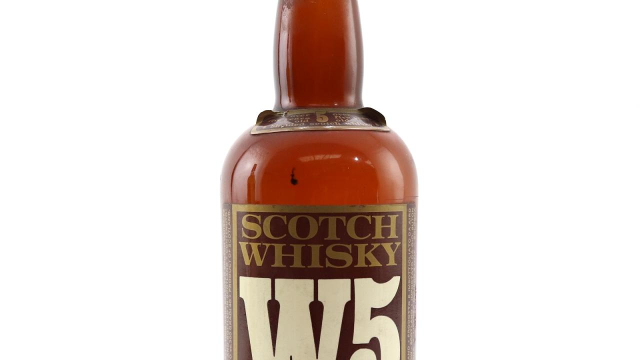W5 Double U Five Scotch Whisky circa 1970s Whisky | Whisky Auctioneer