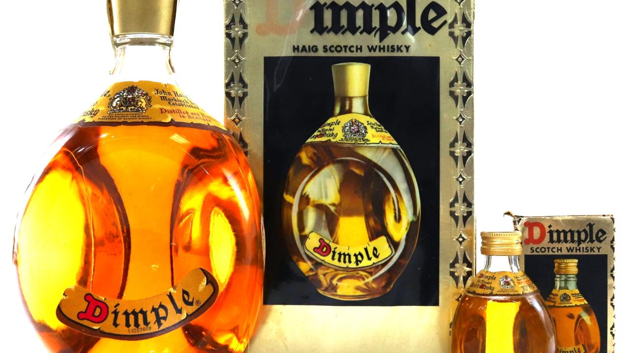 Haig's Dimple 1970s / with Miniature Whisky | Whisky Auctioneer