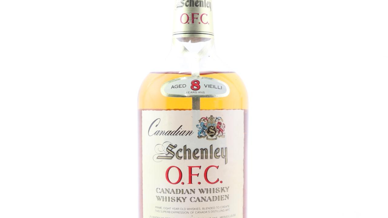 Schenley OFC 1983 8 Year Old Canadian Whisky Whisky | Whisky Auctioneer
