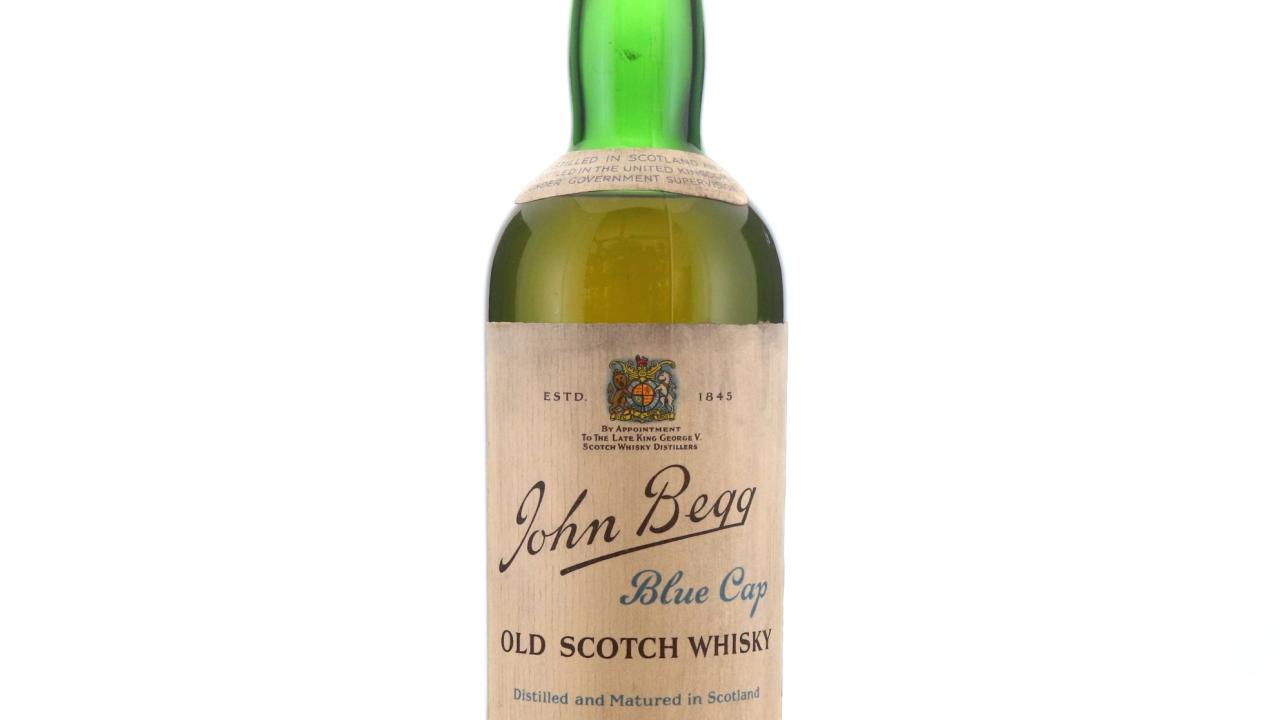 John Begg Blue Cap circa 1940s Whisky | Whisky Auctioneer