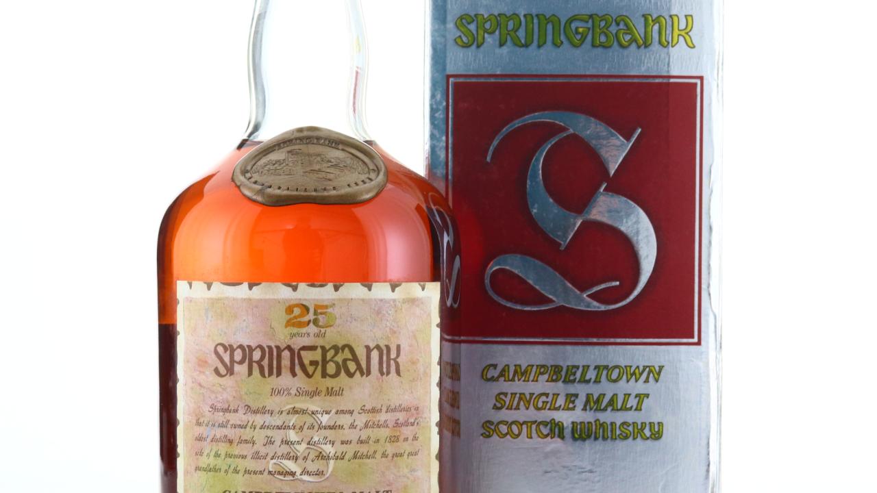 Springbank 25 Year Old J. Archibald Mitchell Whisky | Whisky Auctioneer